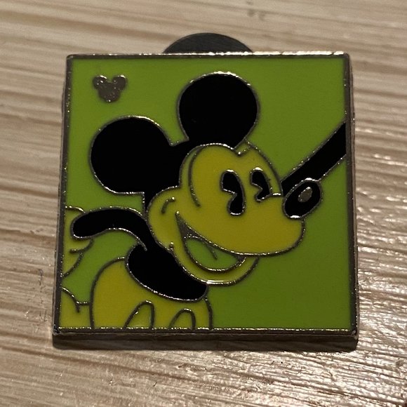 Disney | Accessories | Disney Green Mickey Mouse Square Hidden Mickey ...